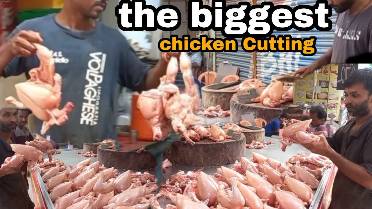 Incredible Chicken Cutting Skills In Karachi Pakistan 🇵🇰 - YouTube