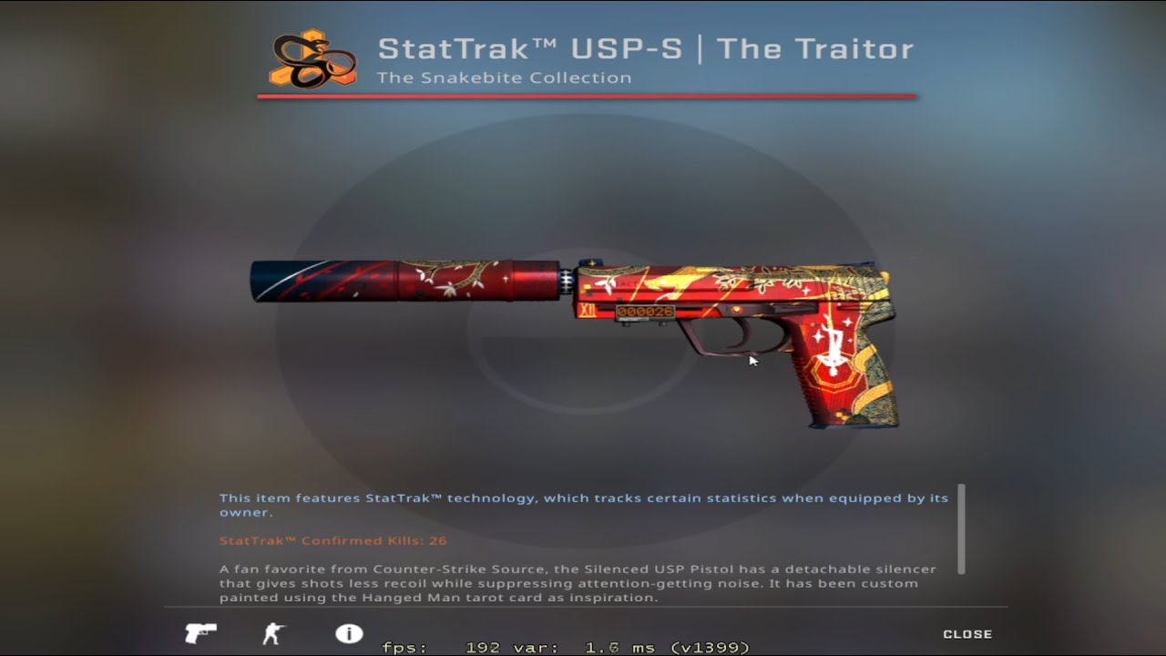 StatTrak™ USP-S | The Traitor - Factory New - YouTube