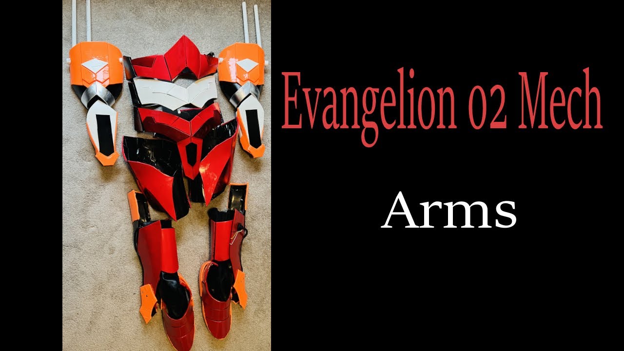 Evangelion 02 Cosplay Tutorial Arms - YouTube
