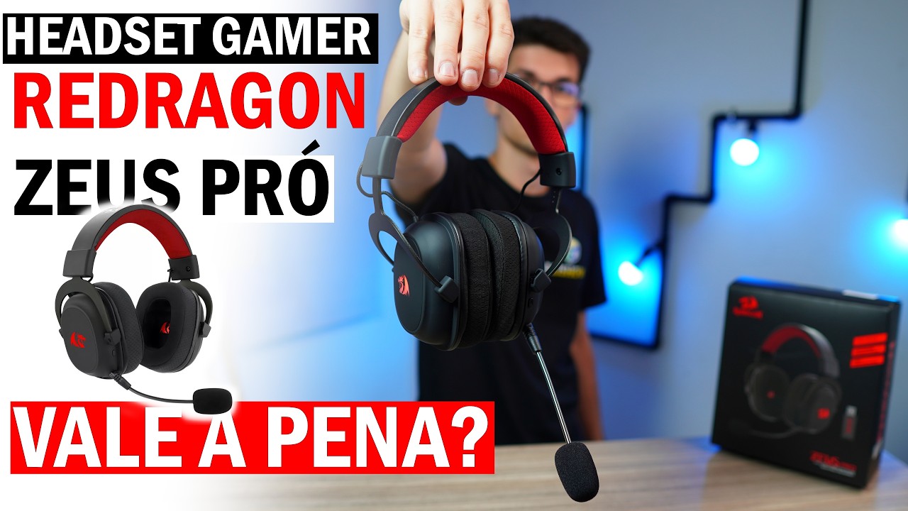 COMPREI O REDRAGON ZEUS PRO WIRELESS - HEADSET GAMER SEM FIO CUSTO ...