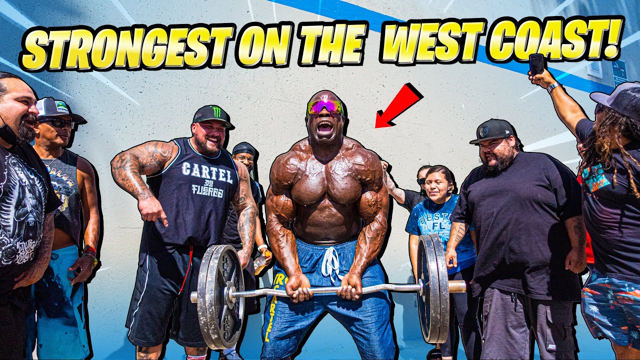 WHAT CAN THE STRONGEST MEN ON THE WEST COAST STRICT CURL? - YouTube