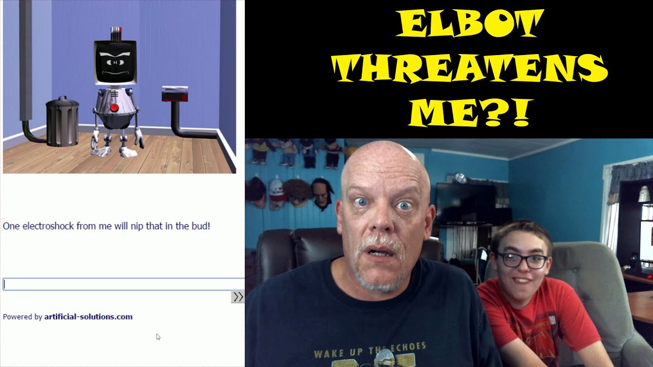 Elbot Chatbot Fun | Elbot Goes A Little Dark and Threatens Me! - YouTube