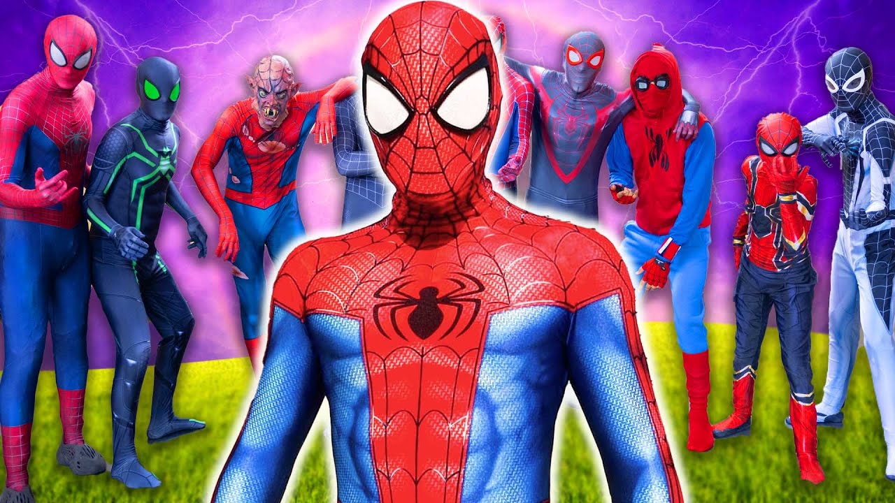 Team Spider-Man Hide and Seek! - YouTube