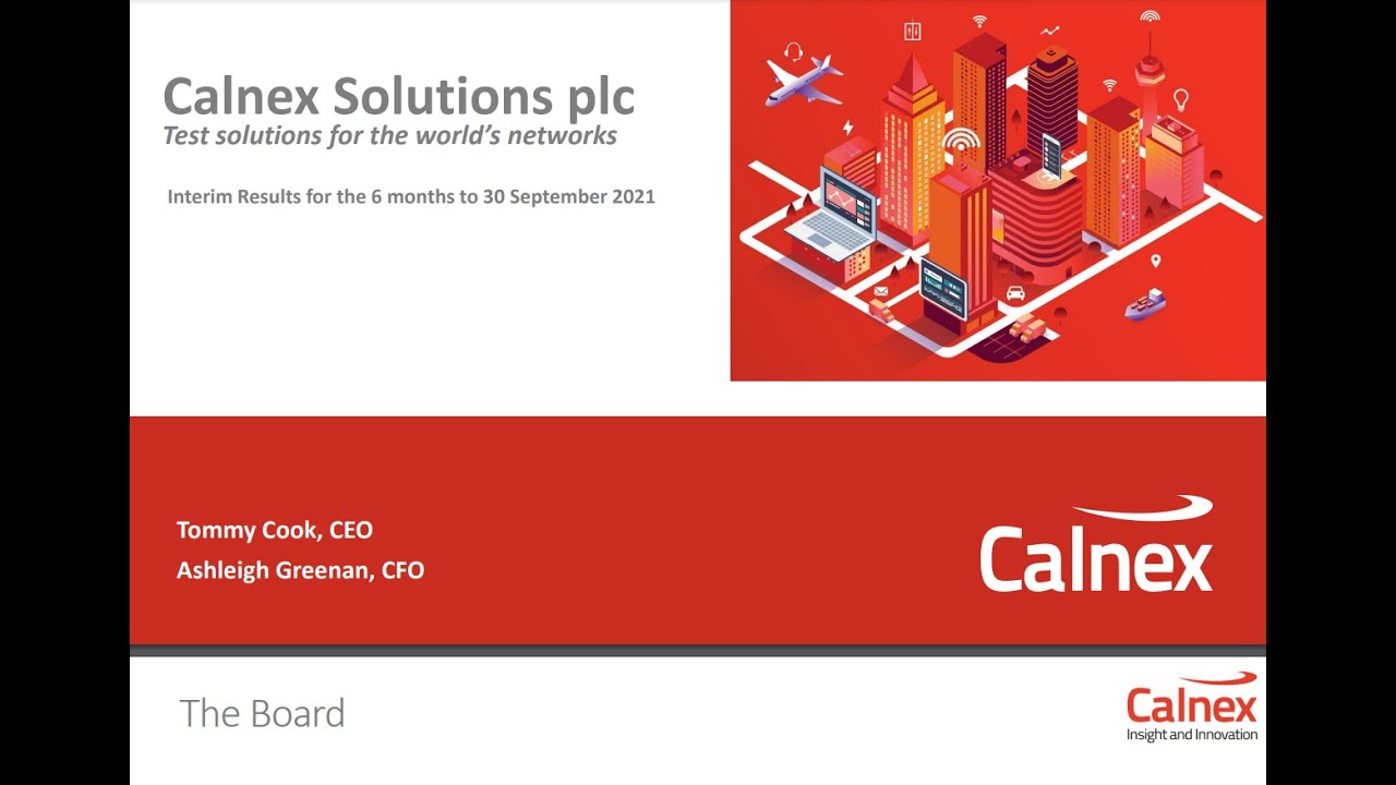 CALNEX SOLUTIONS PLC - Results for the six months ended 30 September ...