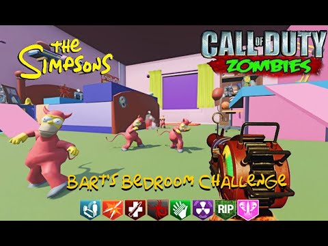 The Simpsons Bart's Bedroom Challenge Map v2 Black Ops III Custom ...