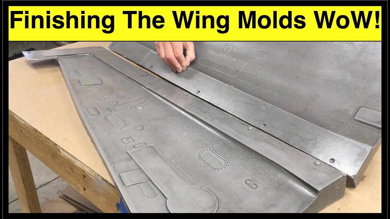 Tucano Part 22 Finish wing molds. Came out great - YouTube