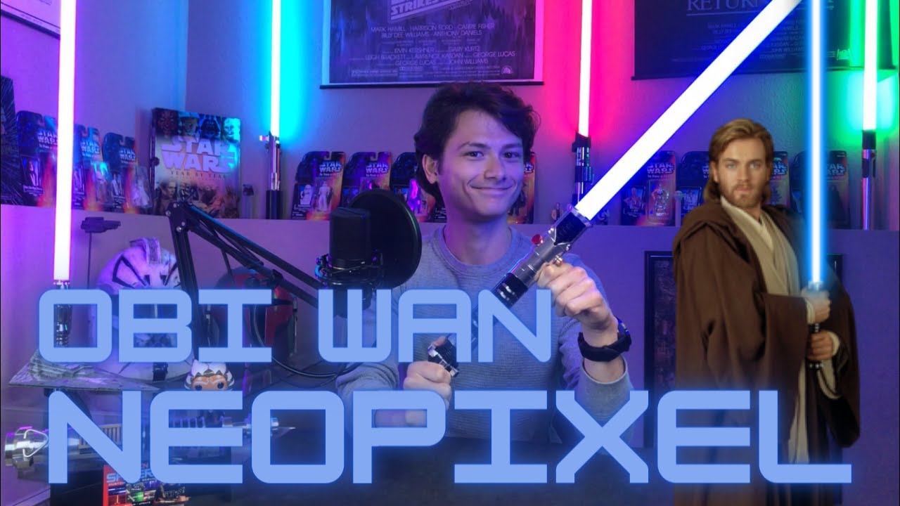 Ultimate Works OWP - Obi Wan Neopixel Lightsaber Upgrade - YouTube