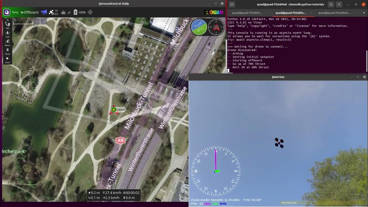 MAVSDK Python Demo - YouTube