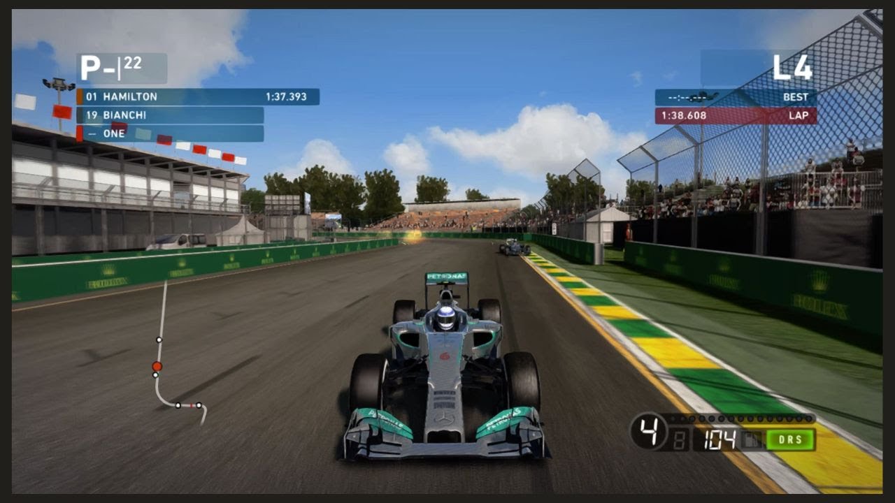 RPCS3 Gameplay Sample: F1 2014 - YouTube