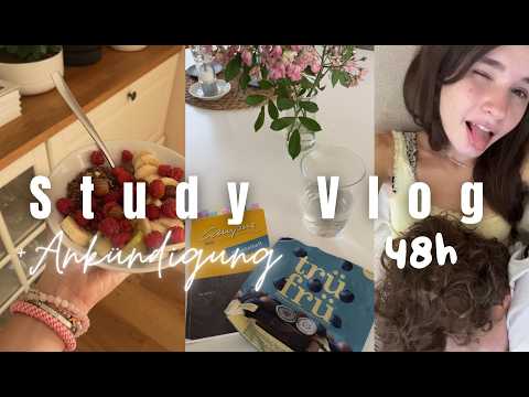 STUDY VLOG 48h + Ankündigung | marie_the0ne