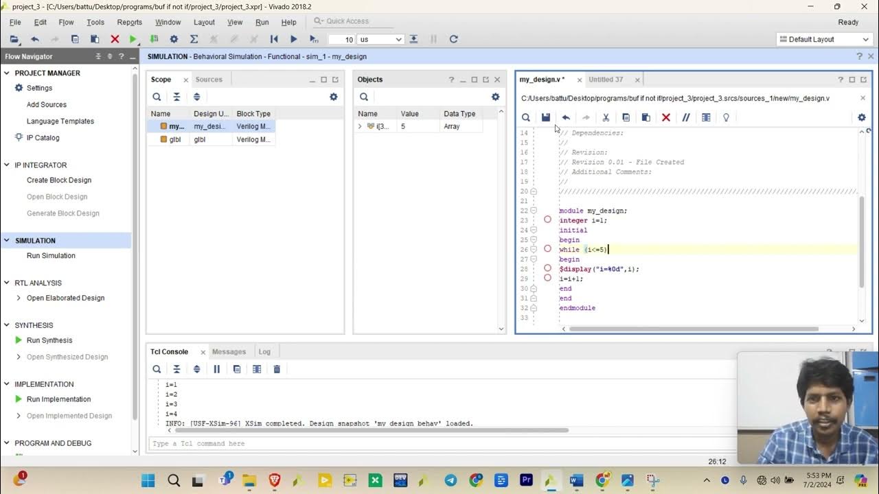 9 while loop simulation - YouTube
