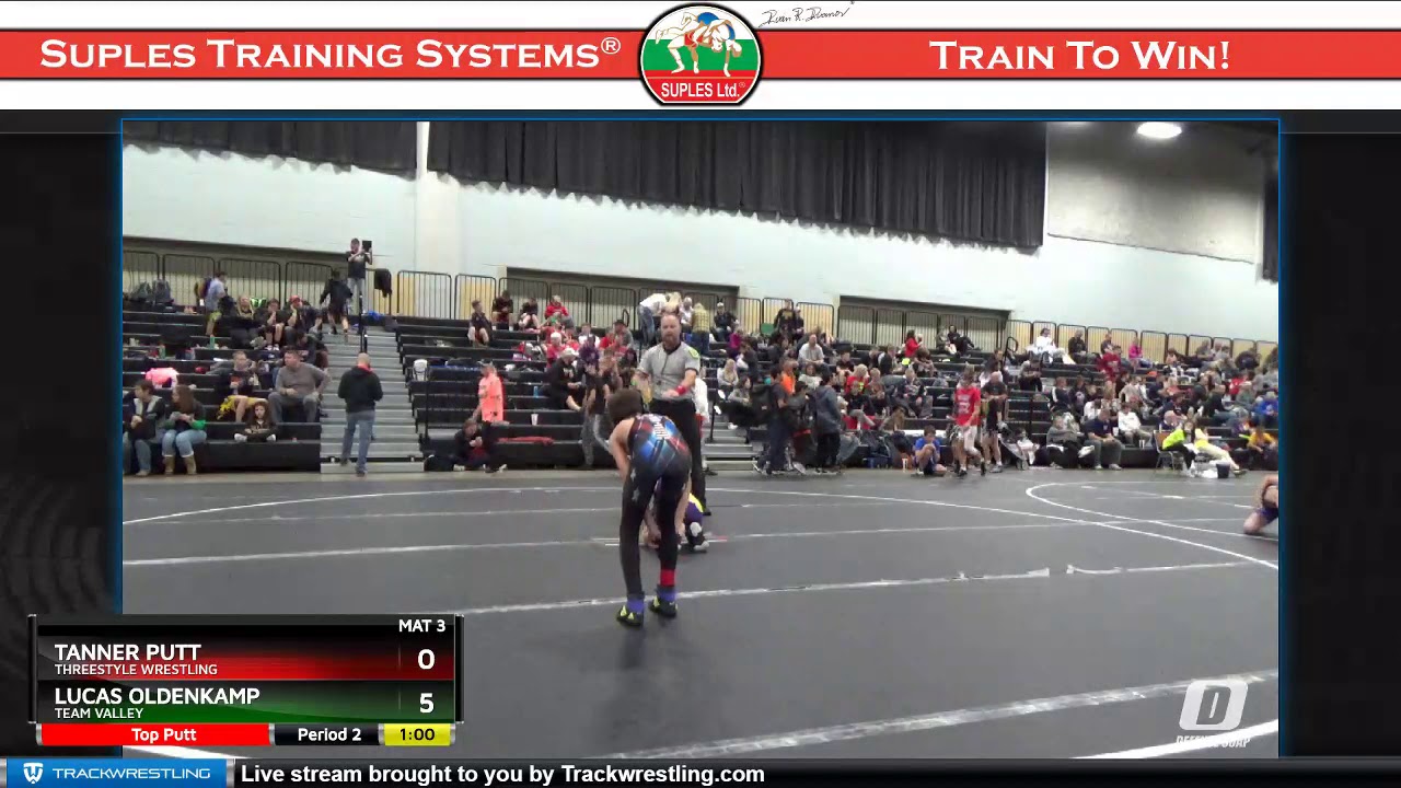 G 7-8 70 Tanner Putt Threestyle Wrestling Vs Lucas Oldenkamp Team ...