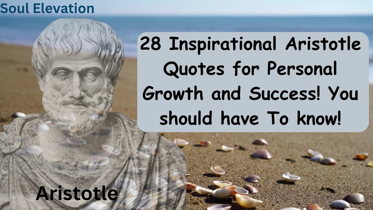 "Unlocking Aristotle's Wisdom: 28 Inspiring Quotes for Personal Growth ...