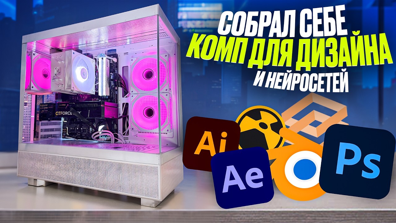 СОБРАЛ СЕБЕ ПК для НЕЙРОСЕТЕЙ, 3д МОДЕЛИРОВАНИЯ и ФОТОШОПА | ТЕСТ в ...