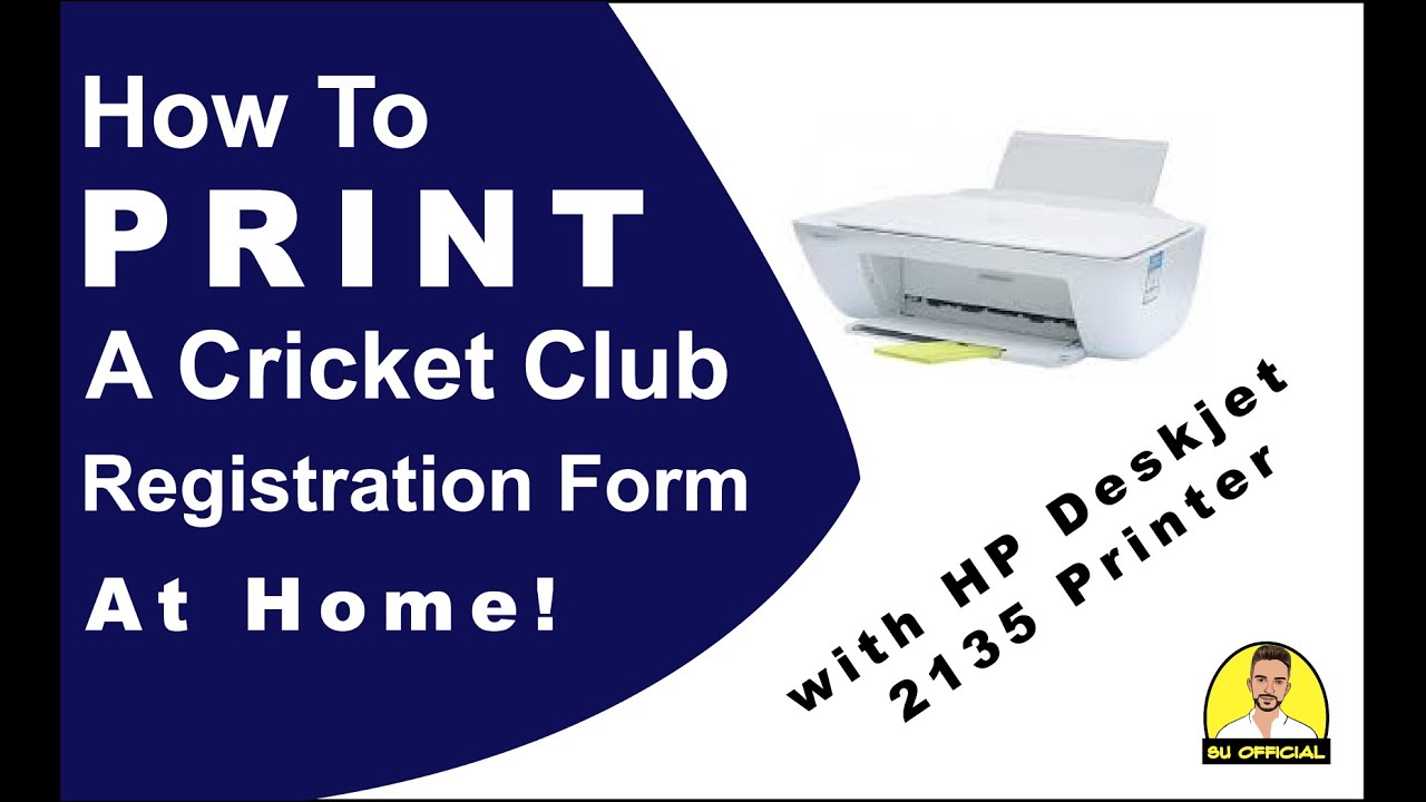 How to print a Cricket Club Registration Form at home - SU OFFICIAL ...