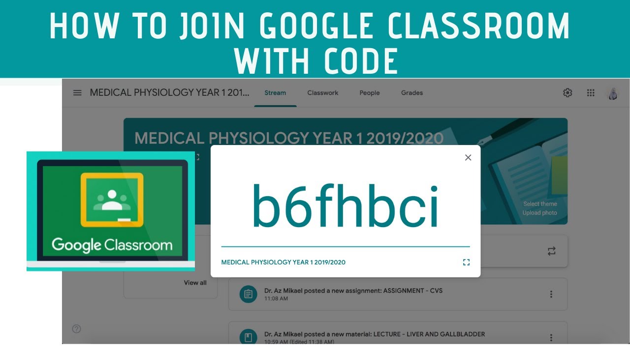 CARA JOIN GOOGLE CLASSROOM DENGAN CODE | CEPAT DAN MUDAH - YouTube