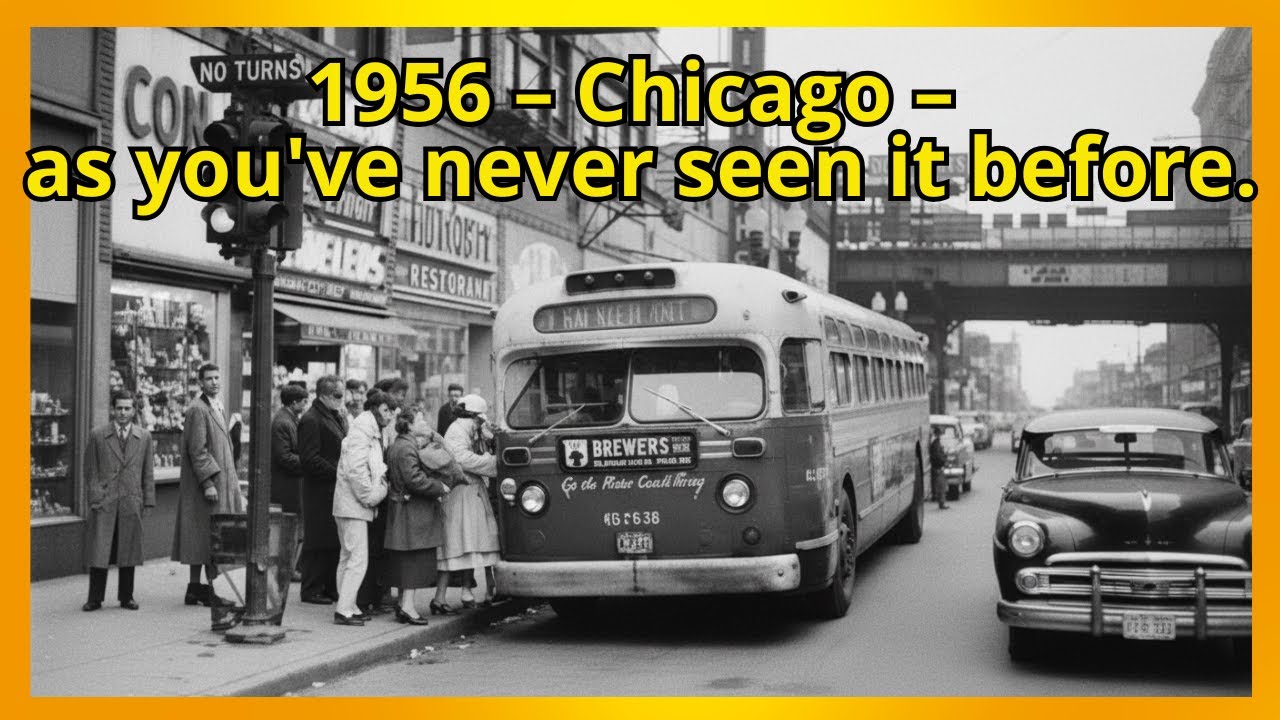 1956 – Chicago – Real Photos of a Hidden Past Brought Back to Life Like ...
