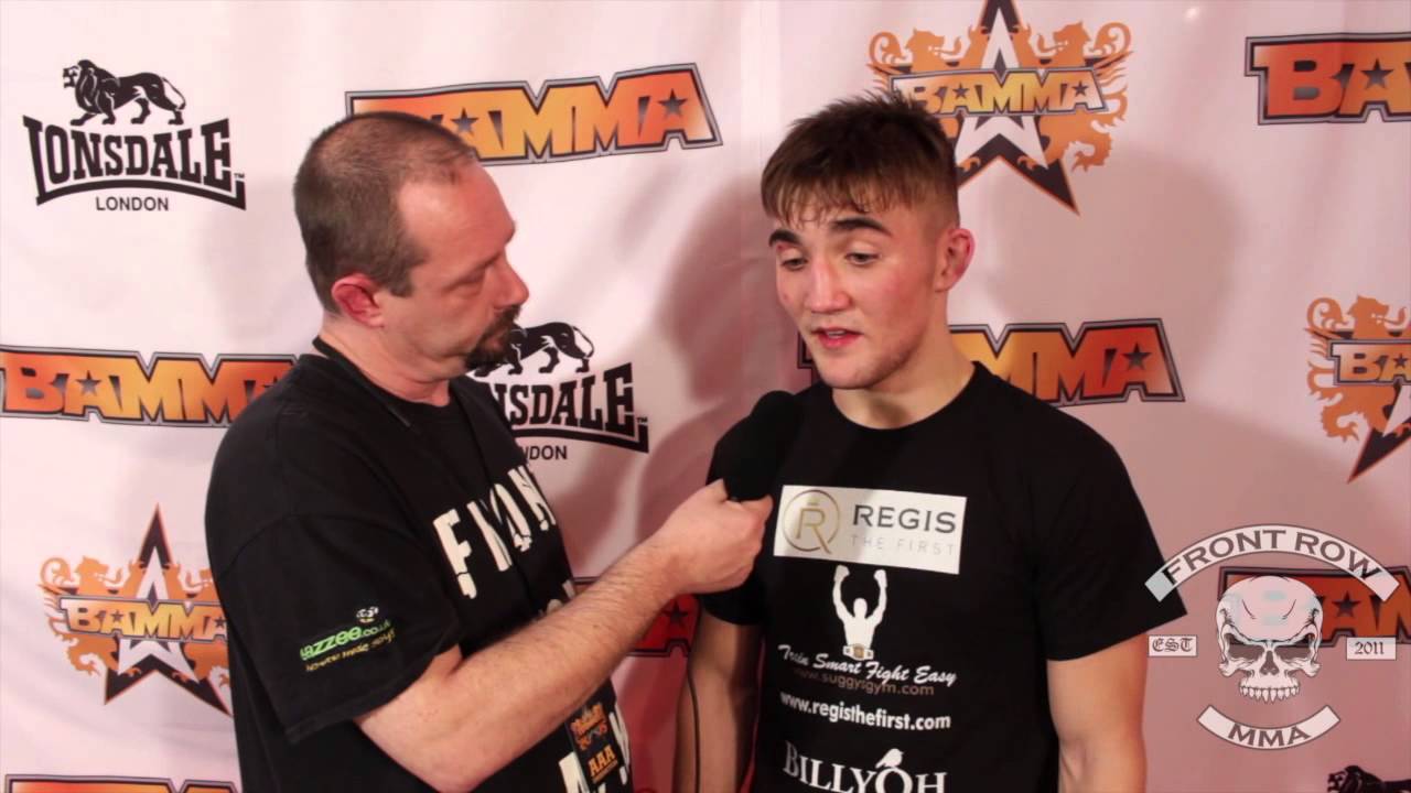 Regis Sugden: BAMMA 17 Post Fight Interview - YouTube