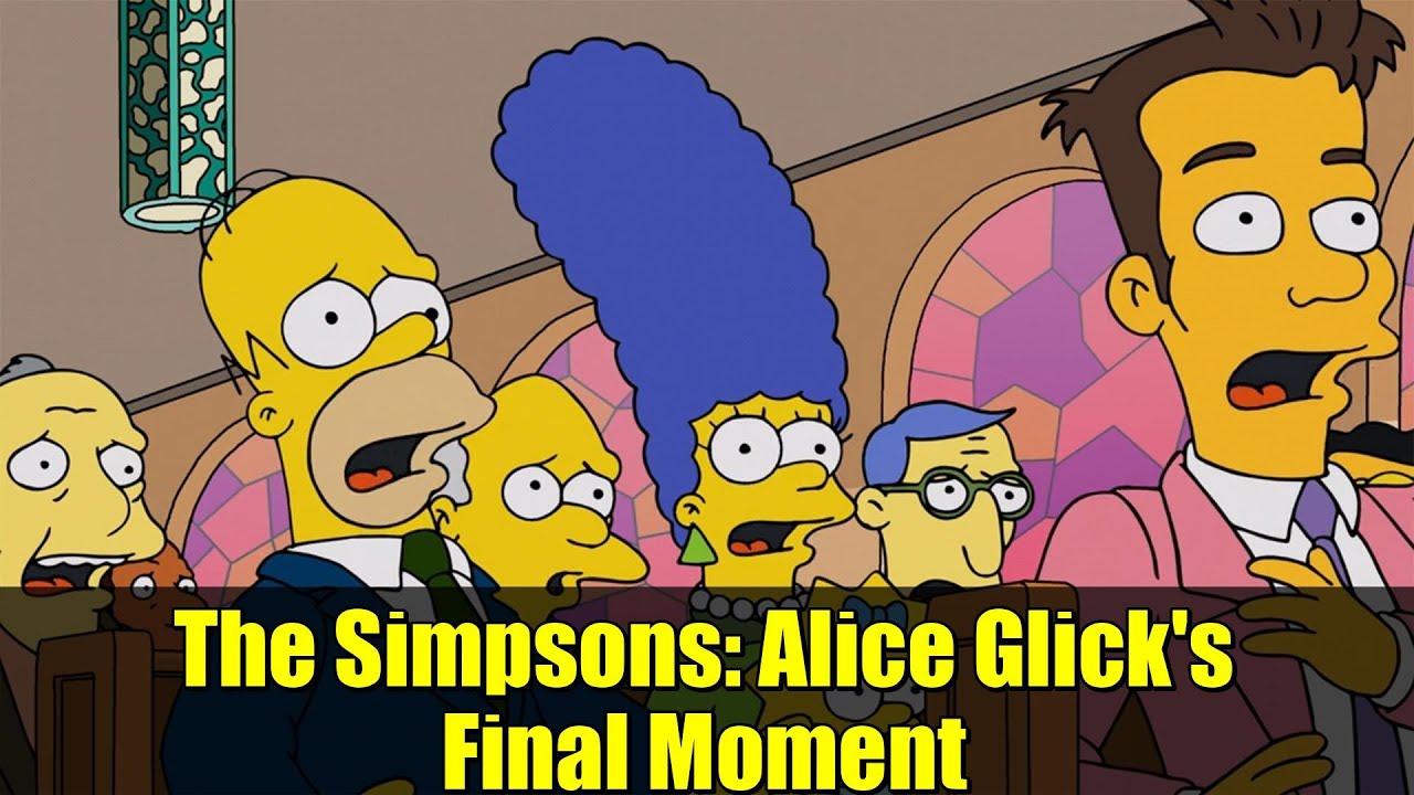 The Simpsons: Alice Glick's Final Moment | Who Is Dead as a Doornail ...