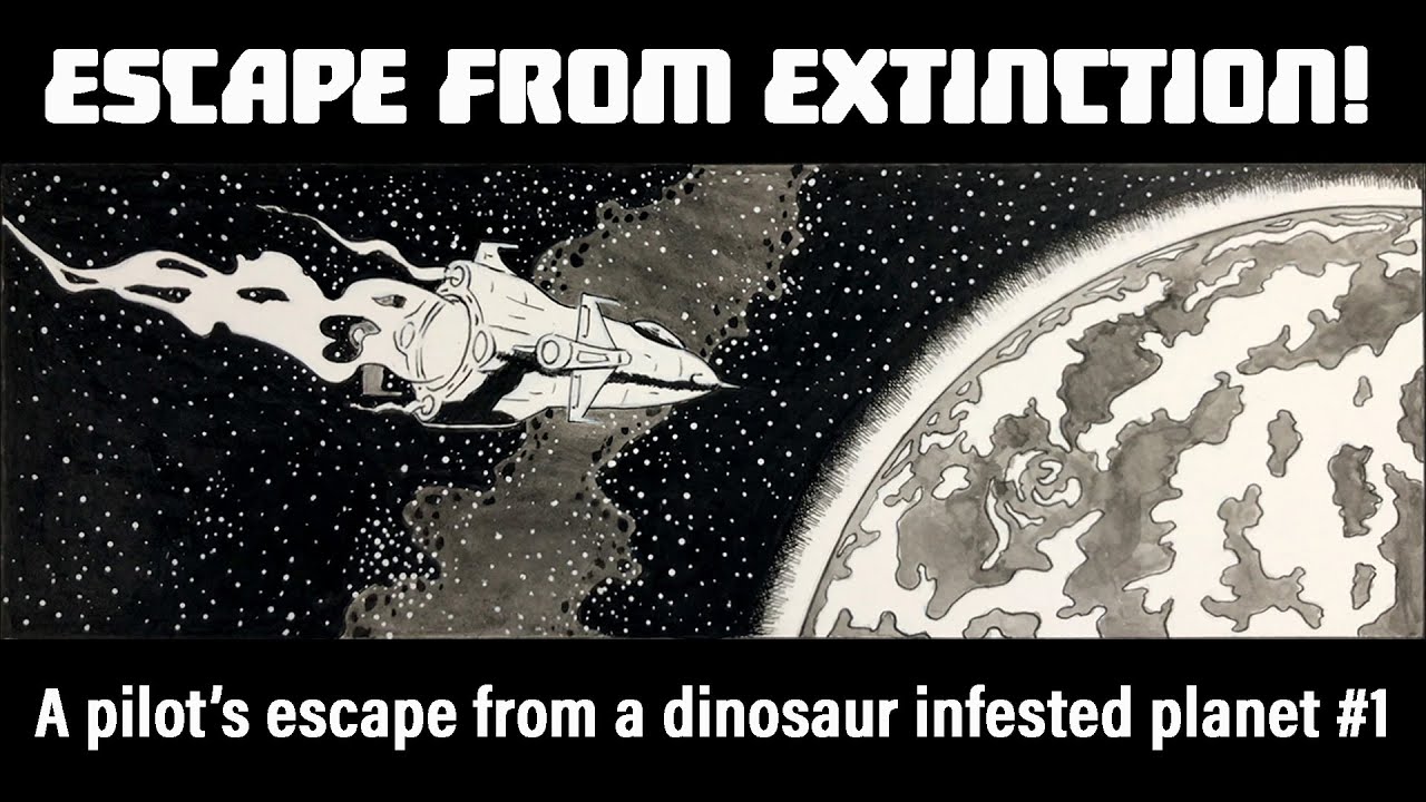 COMIC Space Adventure // Page one panel one PROCESS - YouTube