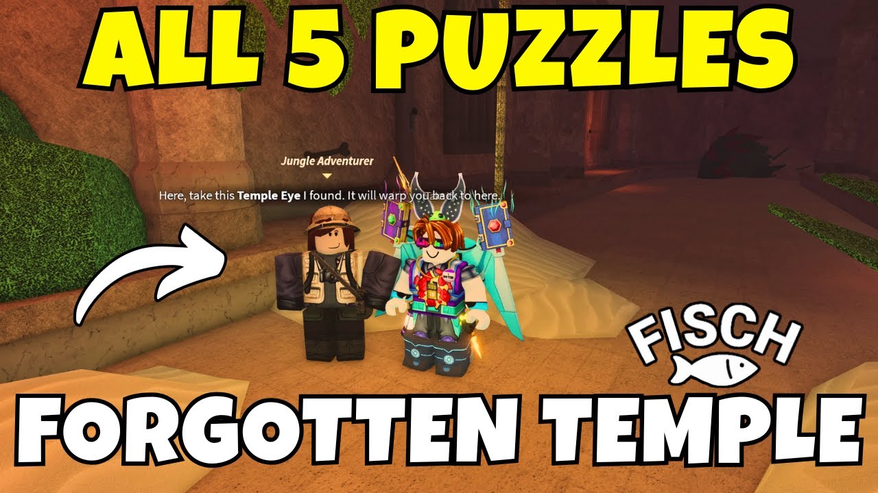 How To Complete All 5 Forgotten Temple Puzzles in Fisch | Roblox - YouTube