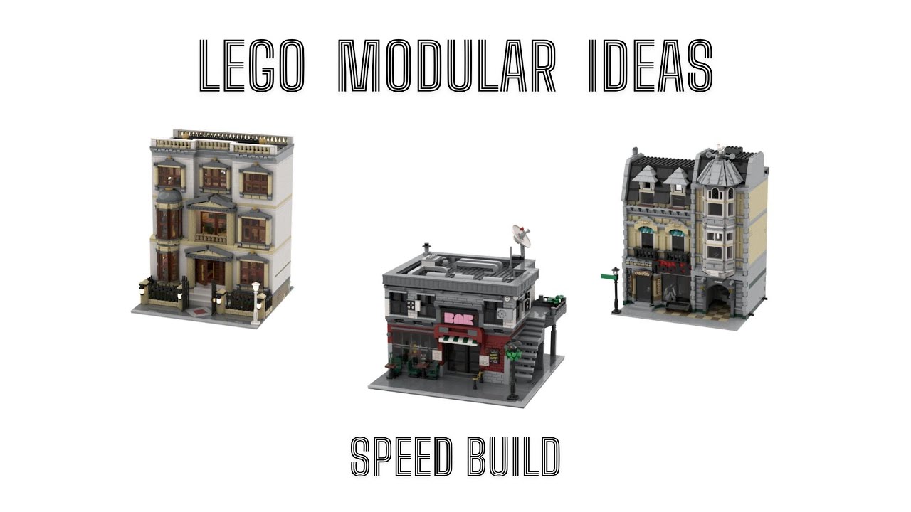 Lego Modular Building Ideas Speed Build - YouTube