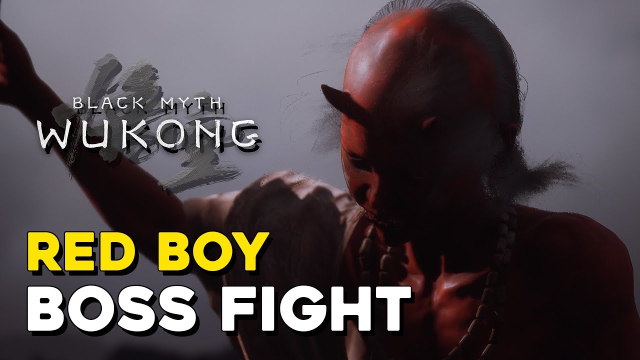 Black Myth: Wukong Red Boy Boss Fight - YouTube