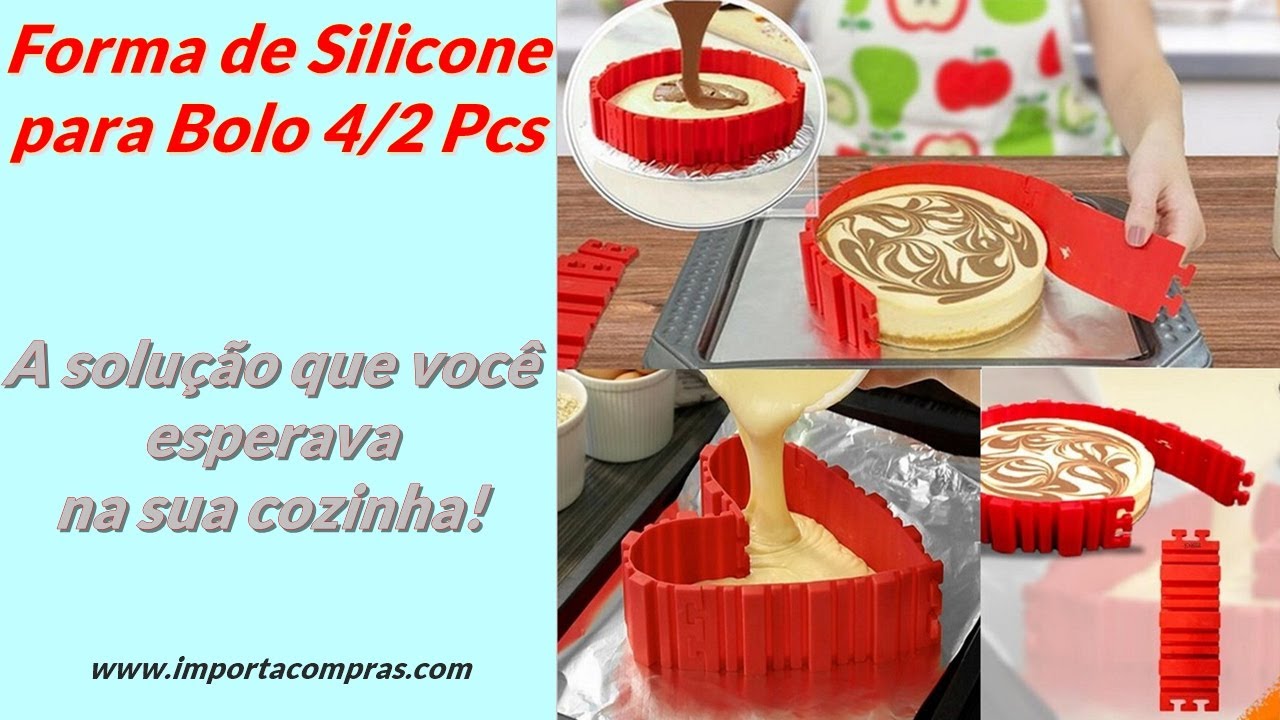 Forma De Silicone Ajustavel Moldavel - YouTube