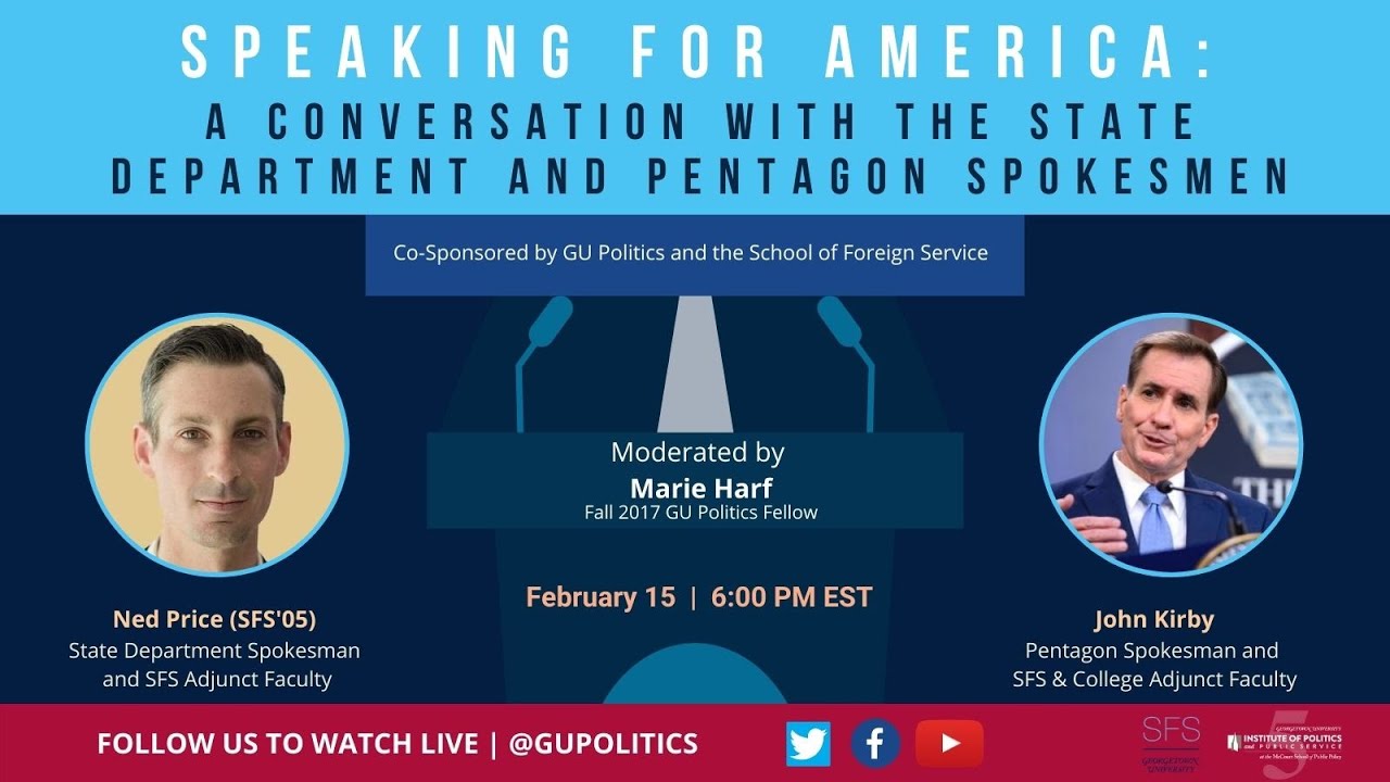 Speaking for America: A Conversation with the State Department and ...