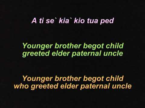 Learn Teochew Nursery Rhyme “A Swan in the Sky” presented by Tan Peng Boon