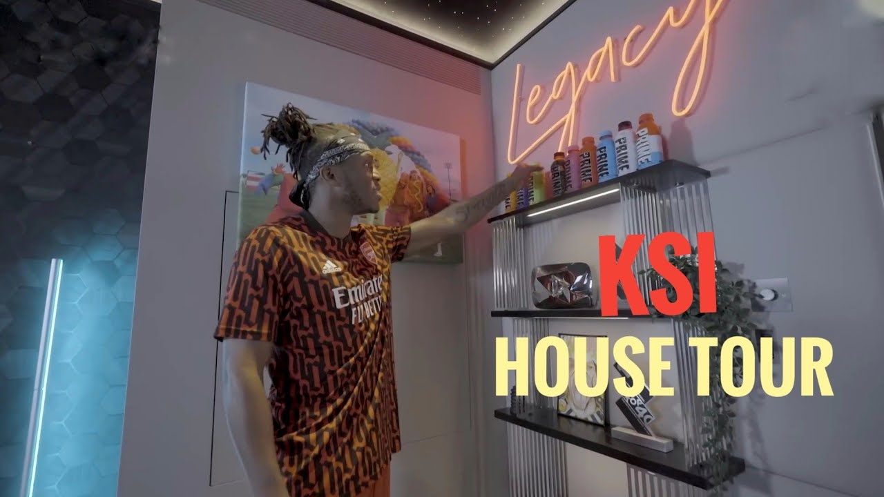 KSI HOUSE TOUR || AN INSANE GAMING ROOM - YouTube