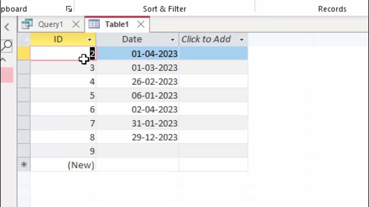 Use Of Delete Command To Delete Particular Record In Microsoft Access Computerexcelsolution