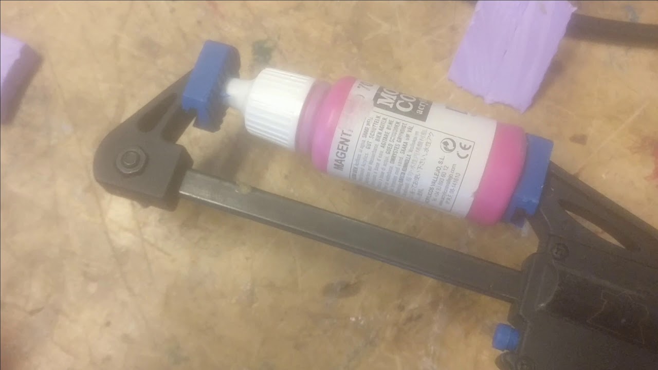 DIY - Hobby Paint shaker made from jigsaw - YouTube