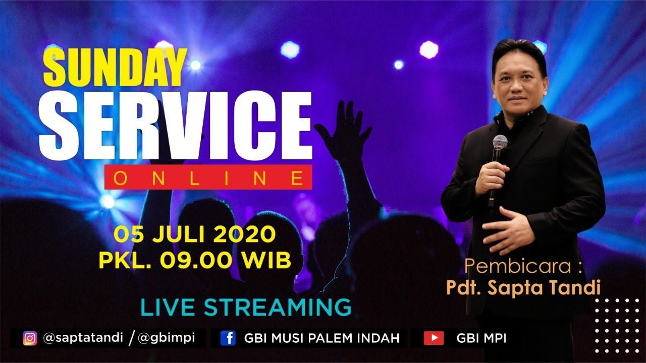 Ibadah Raya Online - Minggu 5 Juli 2020 (GBI Musi Palem Indah) - YouTube
