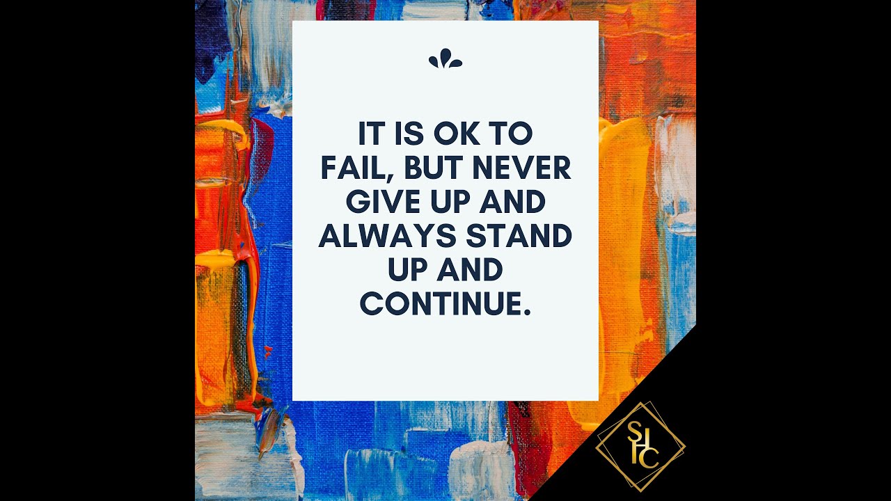 Success habits journey. Episode 85 - fail, never give up and always get ...
