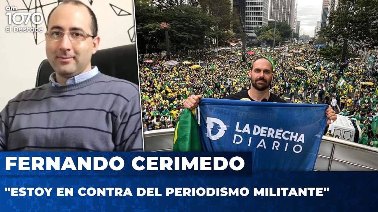 Fernando Cerimedo, director de La Derecha Diario: "Estoy en contra del ...