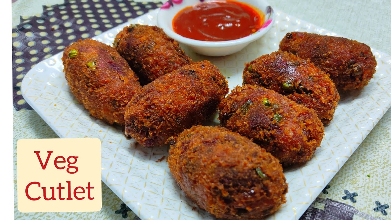 Crispy Veg Cutlet Recipe/Veg Recipes/ Cutlet Recipe - YouTube