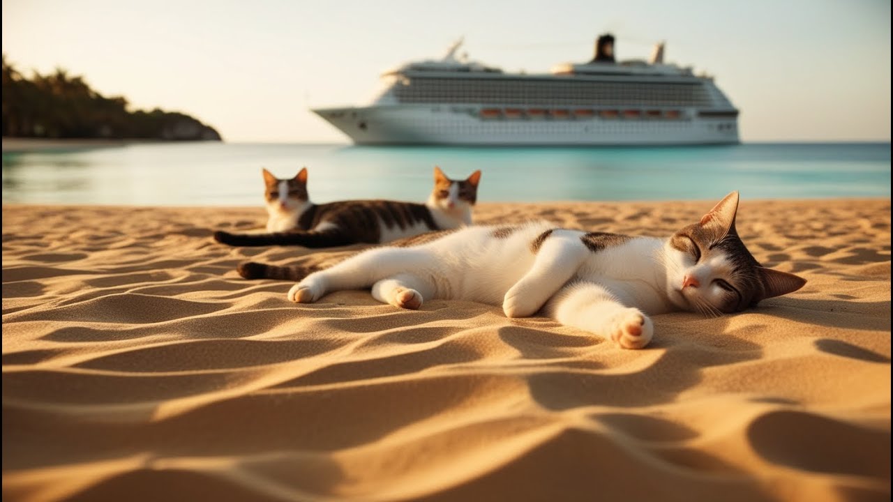 5 hours relaxing music for you & cats #piano #funnycats #cute #cat # ...