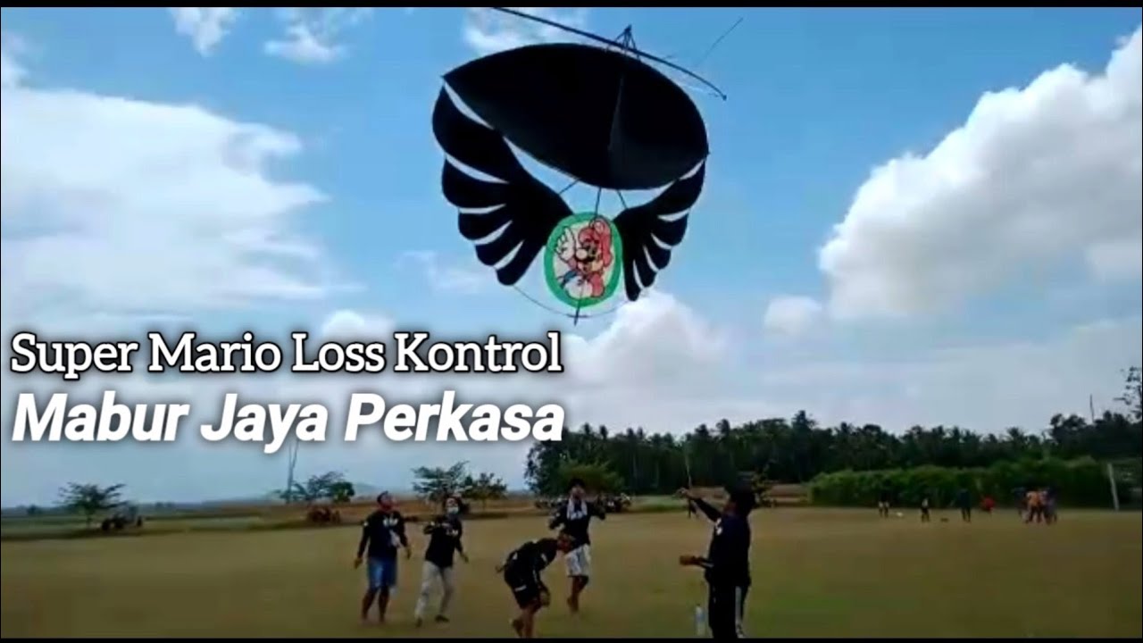 Layangan Super Mario Ngamuk - MJP ( Mabur Jaya Perkasa ) - YouTube