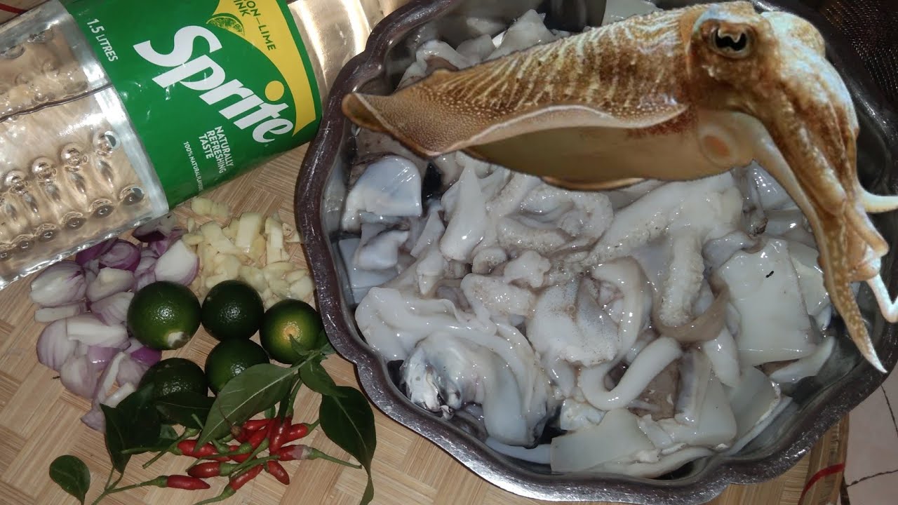 Gawin mo to sa Cuttlefish (Lumot / Kulambutan / Bagulan) taob ang isang ...