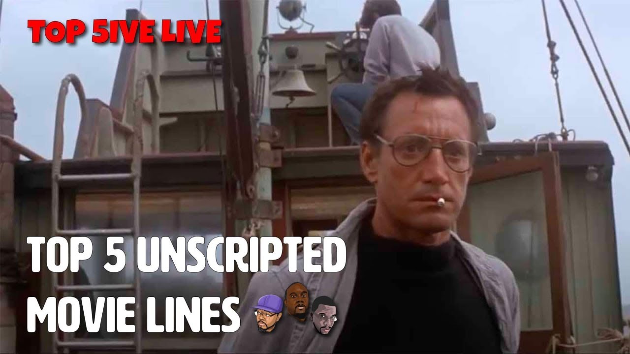 Top 5ive Live Ep. 126- Top Unscripted Movie Lines - YouTube