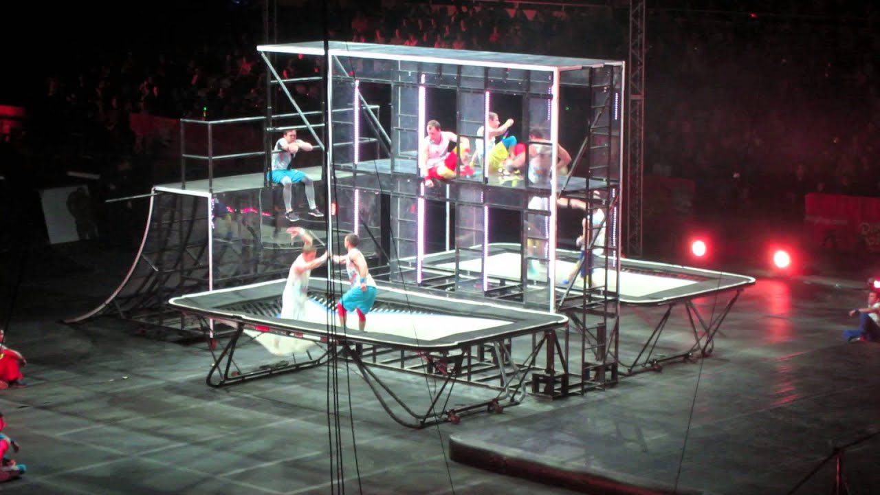 Crazy Acrobats at a Circus Show - YouTube