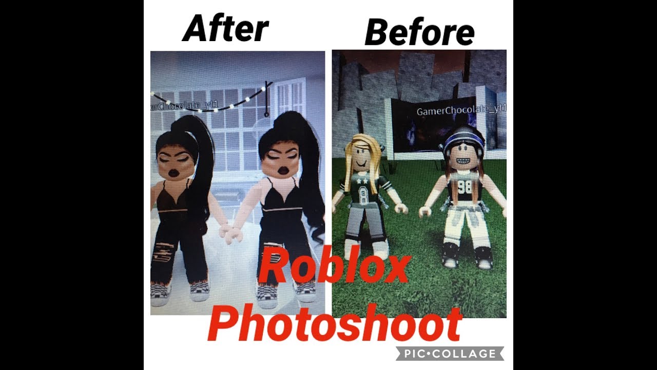 ROBLOX PHOTOSHOOT!! w/GamerChocolate - YouTube