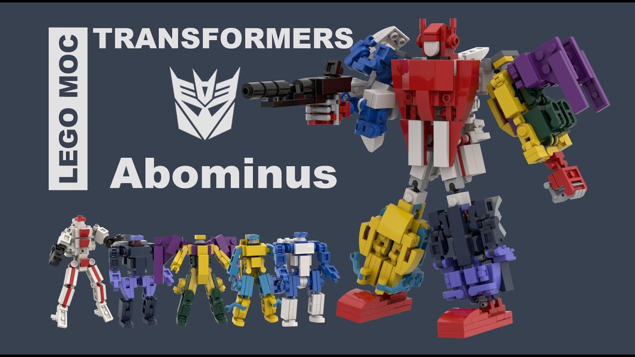 Lego Transformers MOC G1 Abominus/Terrorcons How to build Mecha ...