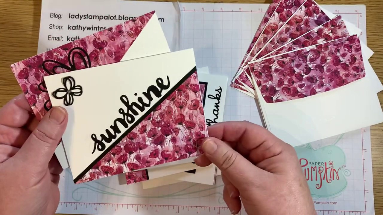 Easy One Sheet Wonder (part 1) - how to cut - YouTube