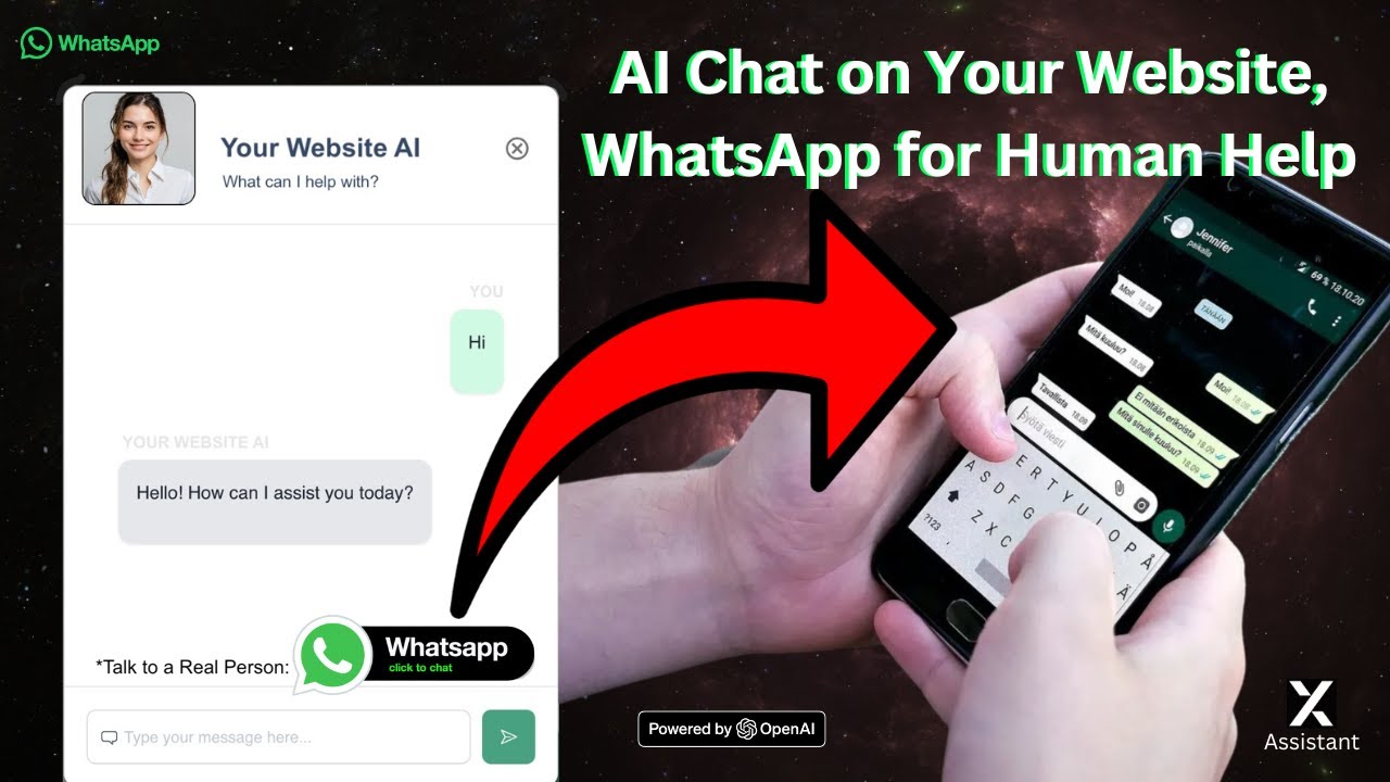 🤖 Revolutionize Your Customer Support – AI Chat + WhatsApp! - YouTube