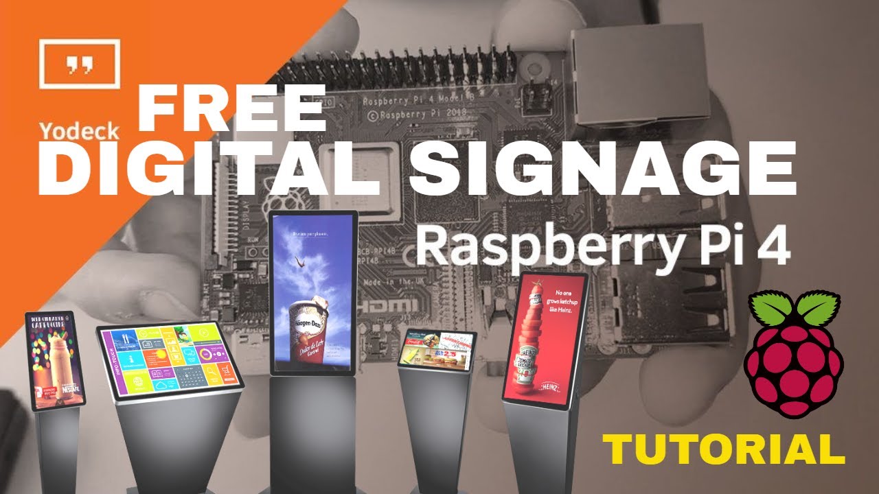 INI CARA BUAT DIGITAL SIGNAGE SECARA PERCUMA DENGAN RASPBERY PI - YouTube