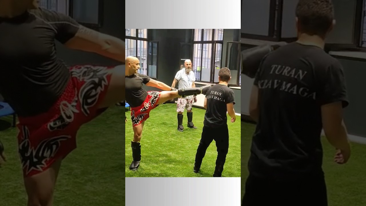 Muay Thai lesson another kick teep defense - Part 2 - YouTube