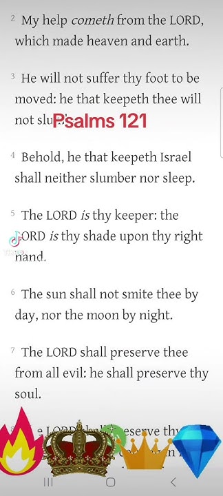 Psalms 121. Bible Chapters Daily Series. Please check out my Snap Chat ...