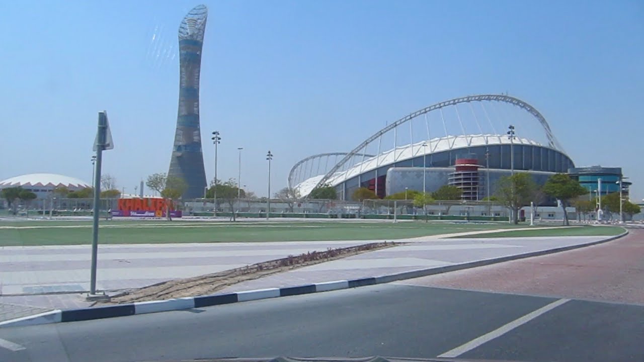 QATAR Al Waab Street to Khalifa International Stadium timelapse - YouTube